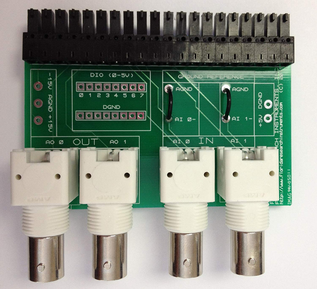 BNC adapter for myDAQ [FRI 2000-2] – Florida Research Instruments, Inc.